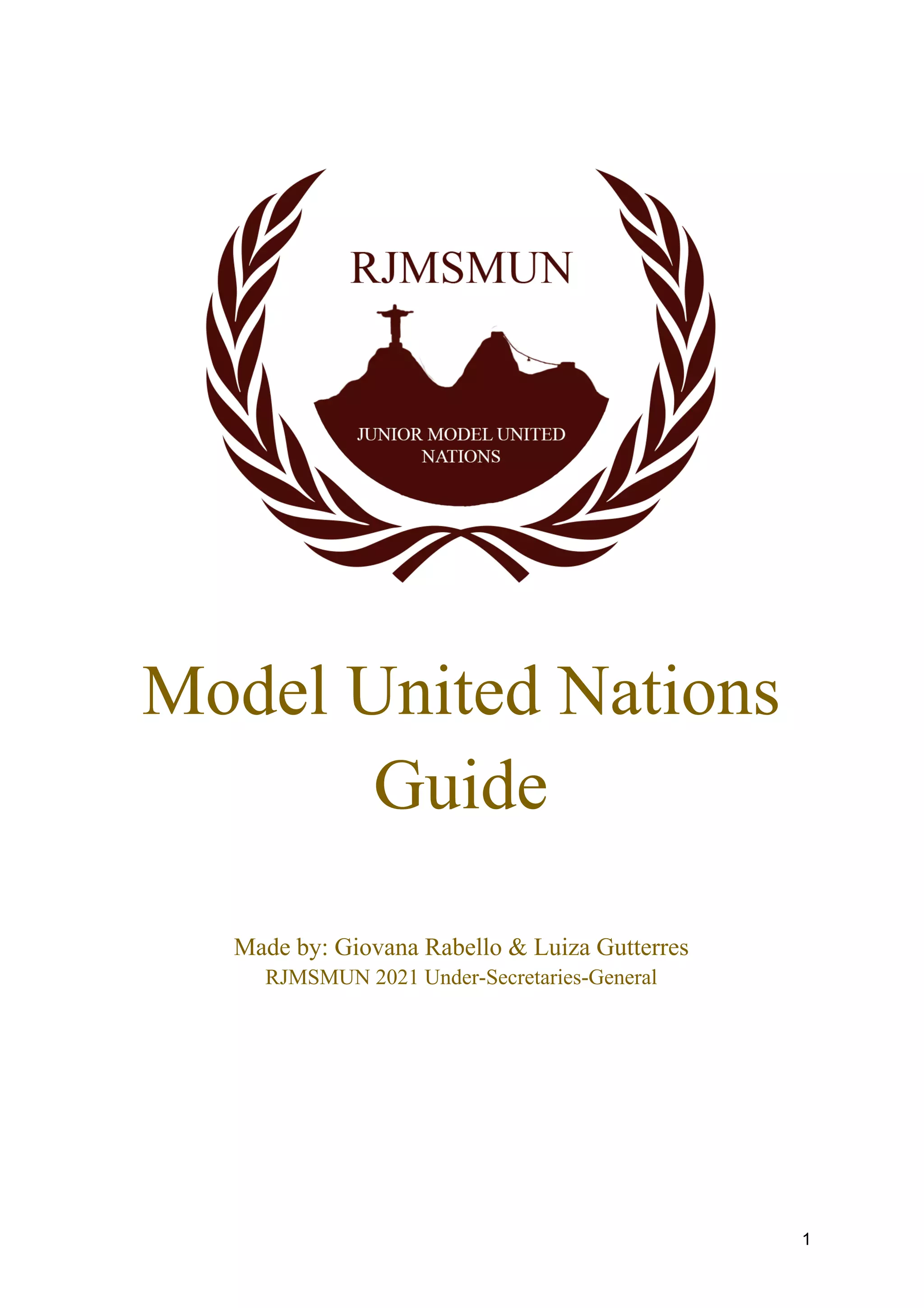 MUN Guide | PDF