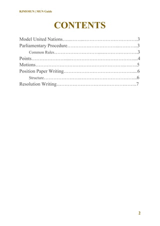 MUN Guide | PDF