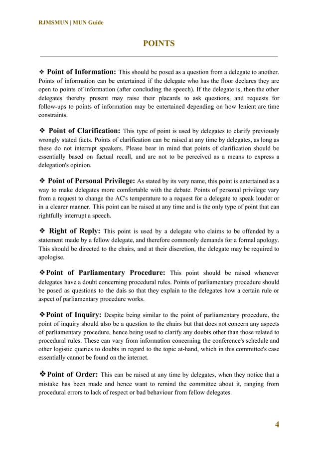 MUN Guide | PDF | Elections | Politics