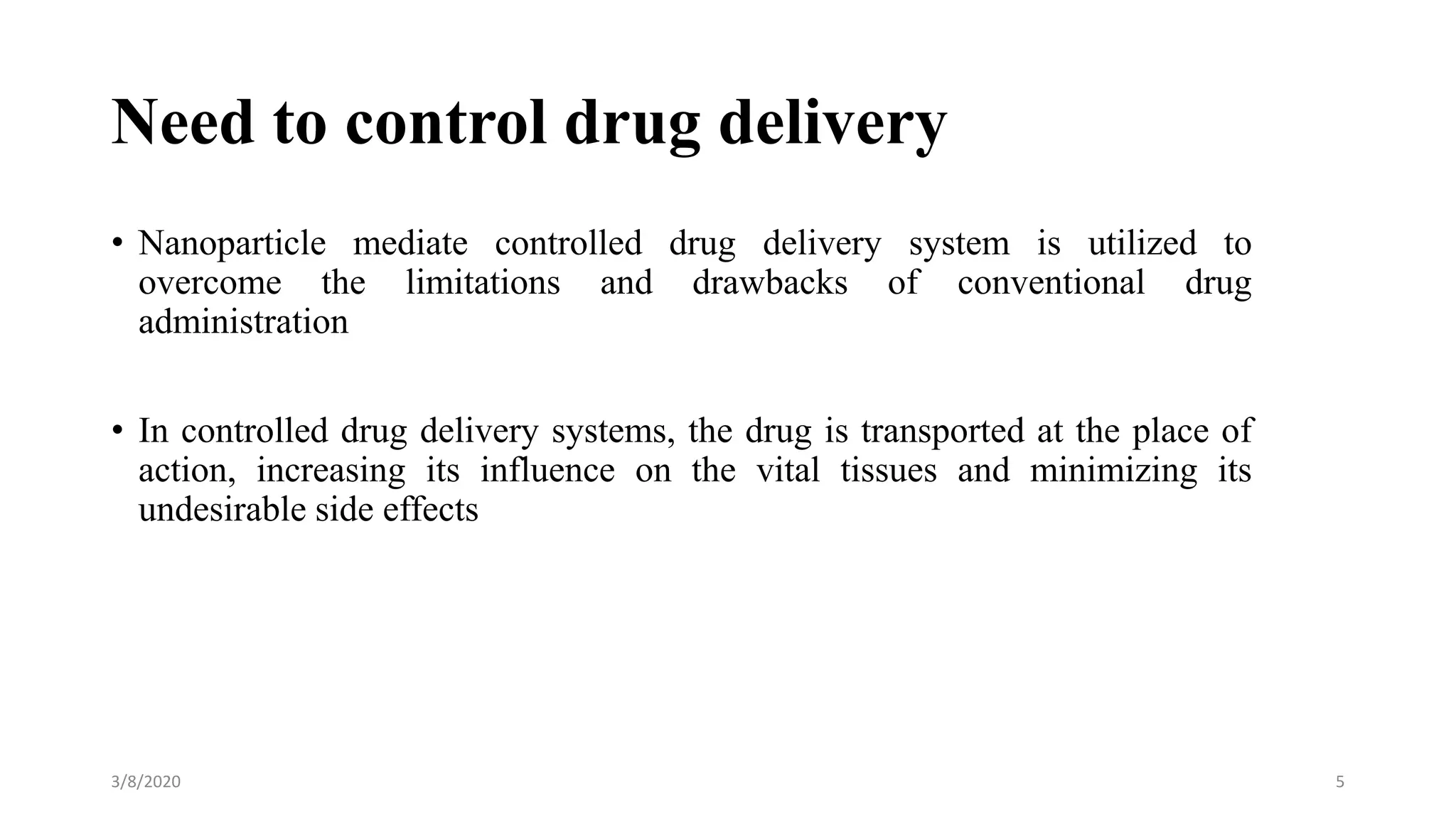 Nanoparticles Mediated Controlled Drug Delivery | PPTX