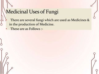 medicinal uses of fungi | PPT