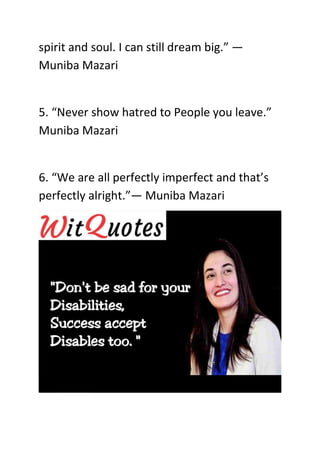 Muniba mazari quotes | PDF