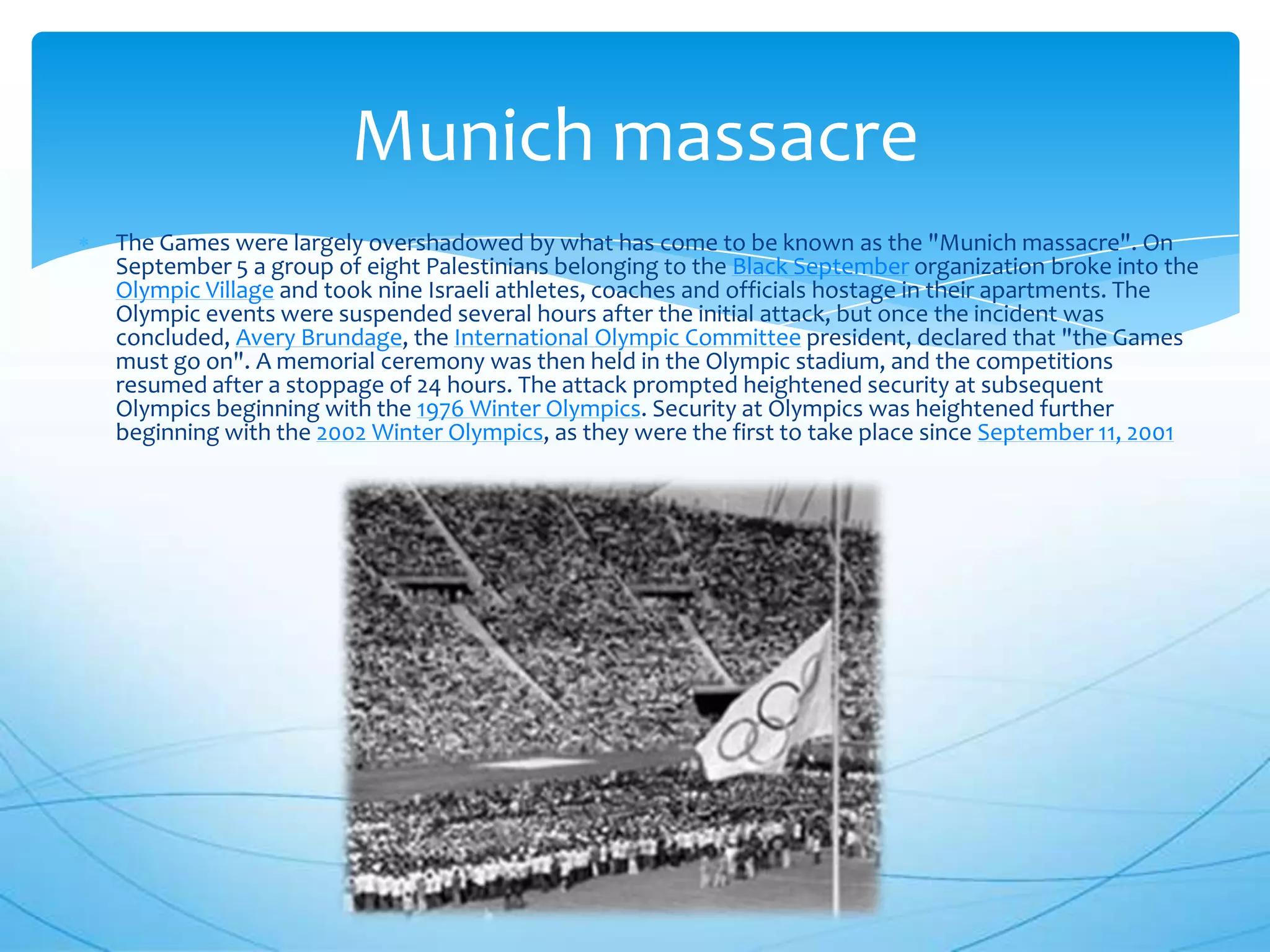 Munich 1972 | PPT