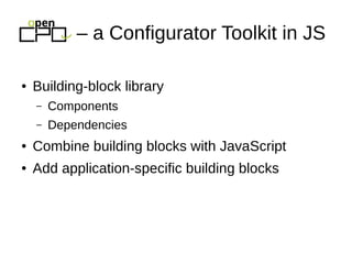openCPQ - A React-Based Product-Configuration Toolkit | PPT