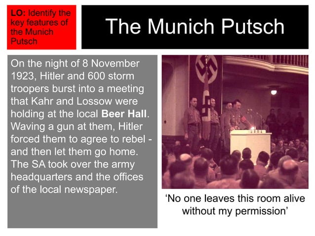 The Munich Putsch | PPTX