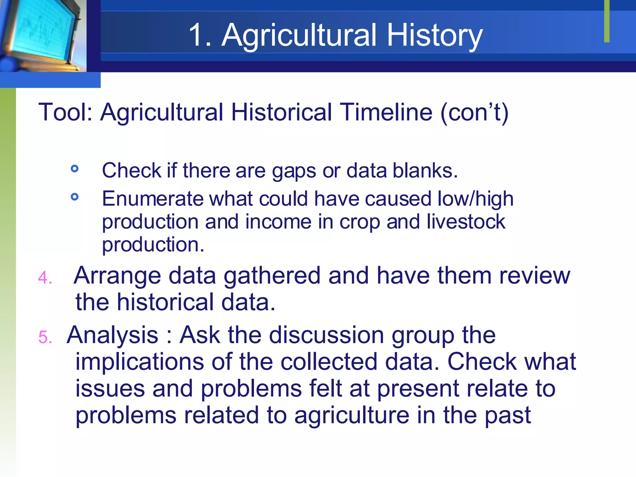 Municipal Agricultural Profiling | PPT