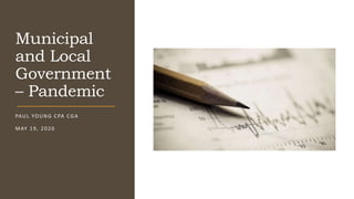 Canada: Municipal and Local Government - What's needs to be done | PPTX