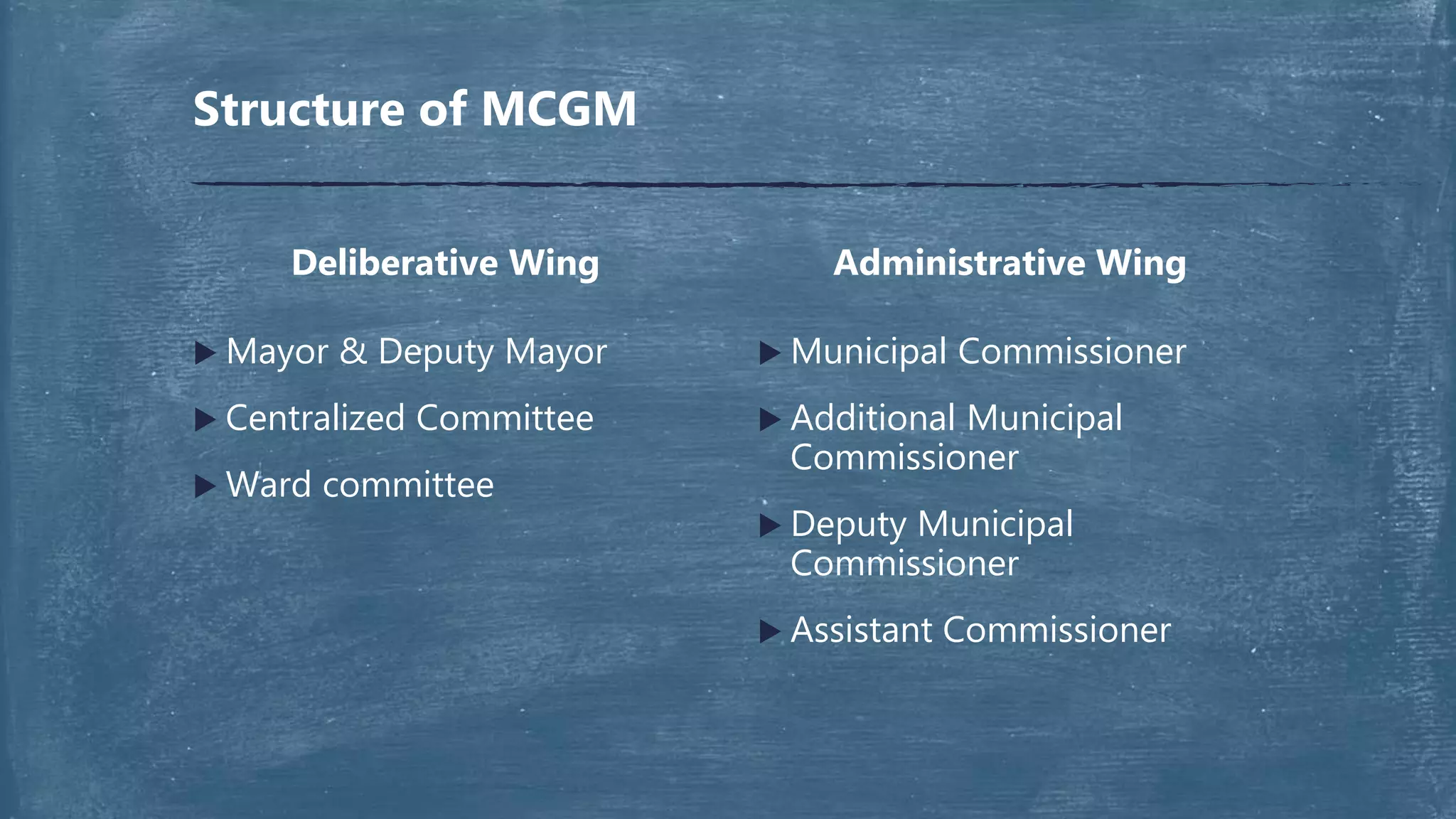 Municipal corporation of greater mumbai (mcgm) | PPTX