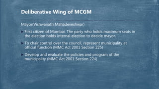 Municipal corporation of greater mumbai (mcgm) | PPTX
