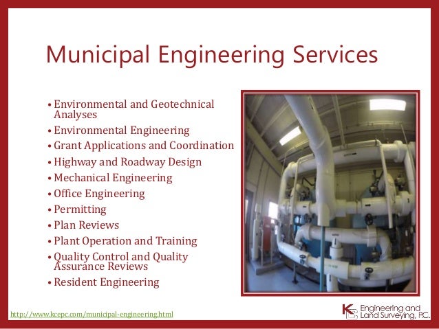 KC Engineering Offers a Broad Range of Municipal Engineering Services