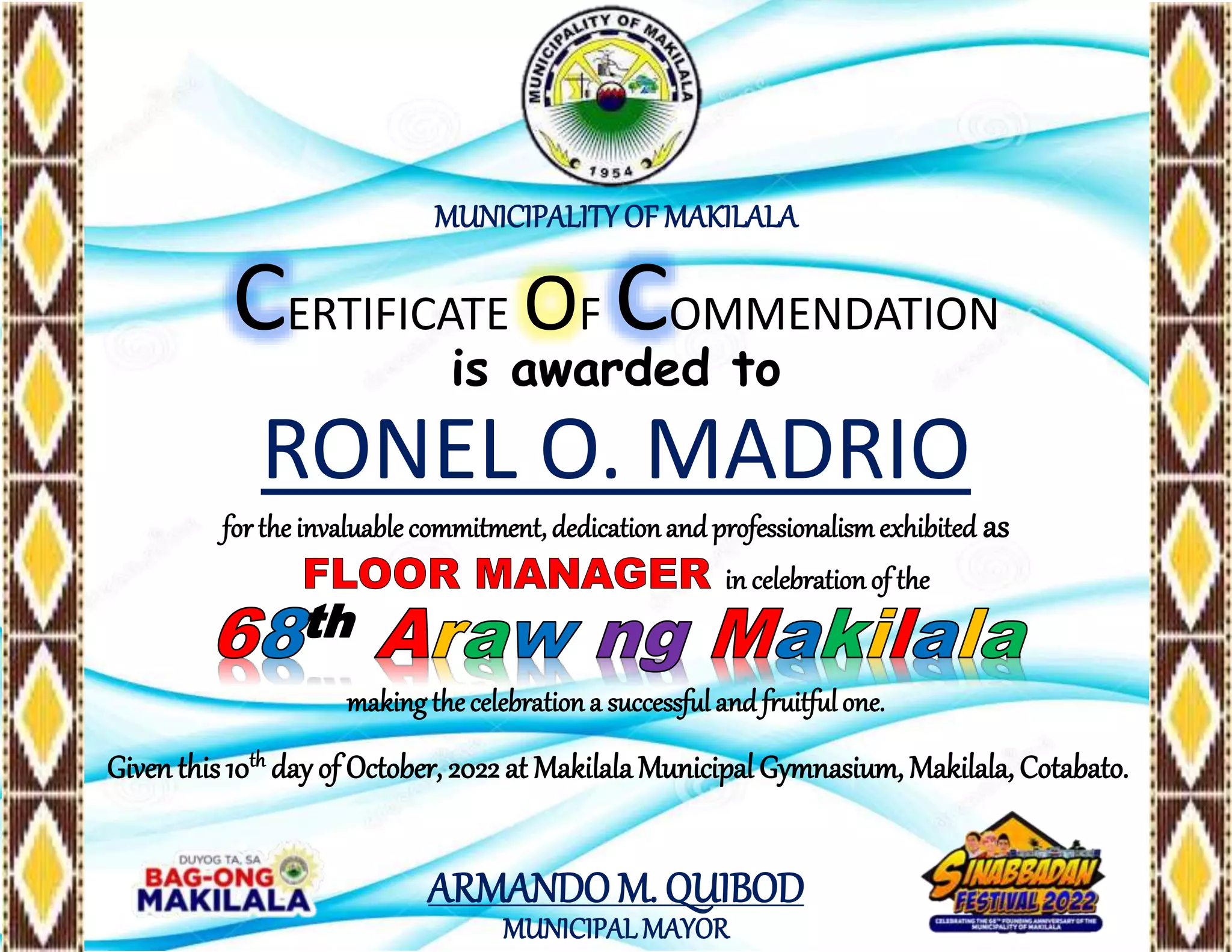 MUNICIPALITY OF MAKILALA.pptx