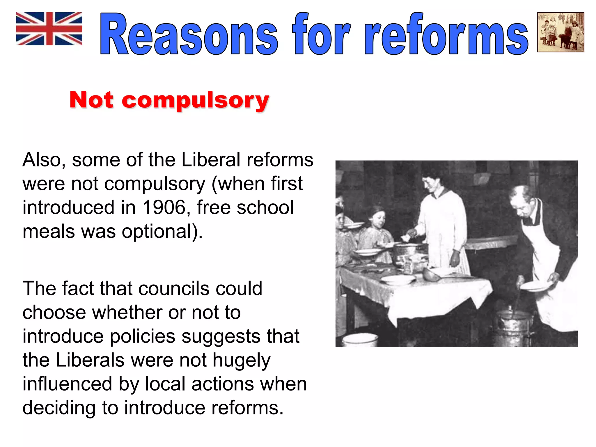 Reasons for the Liberal Social Reforms - Municipal socialism | PPT