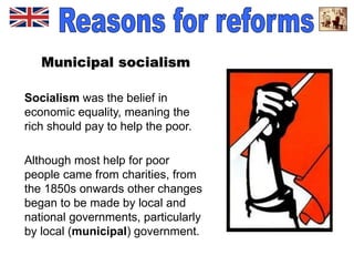 Reasons for the Liberal Social Reforms - Municipal socialism | PPT