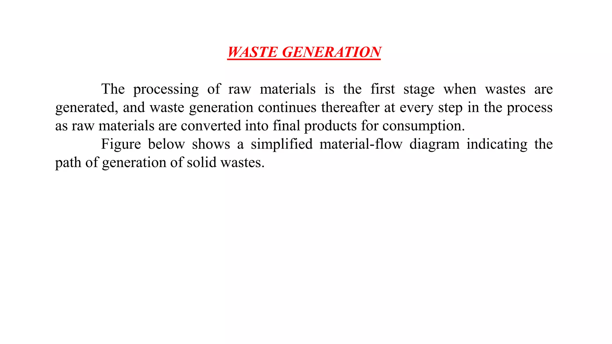 Municipal solid waste management unit 1 notes | PPTX