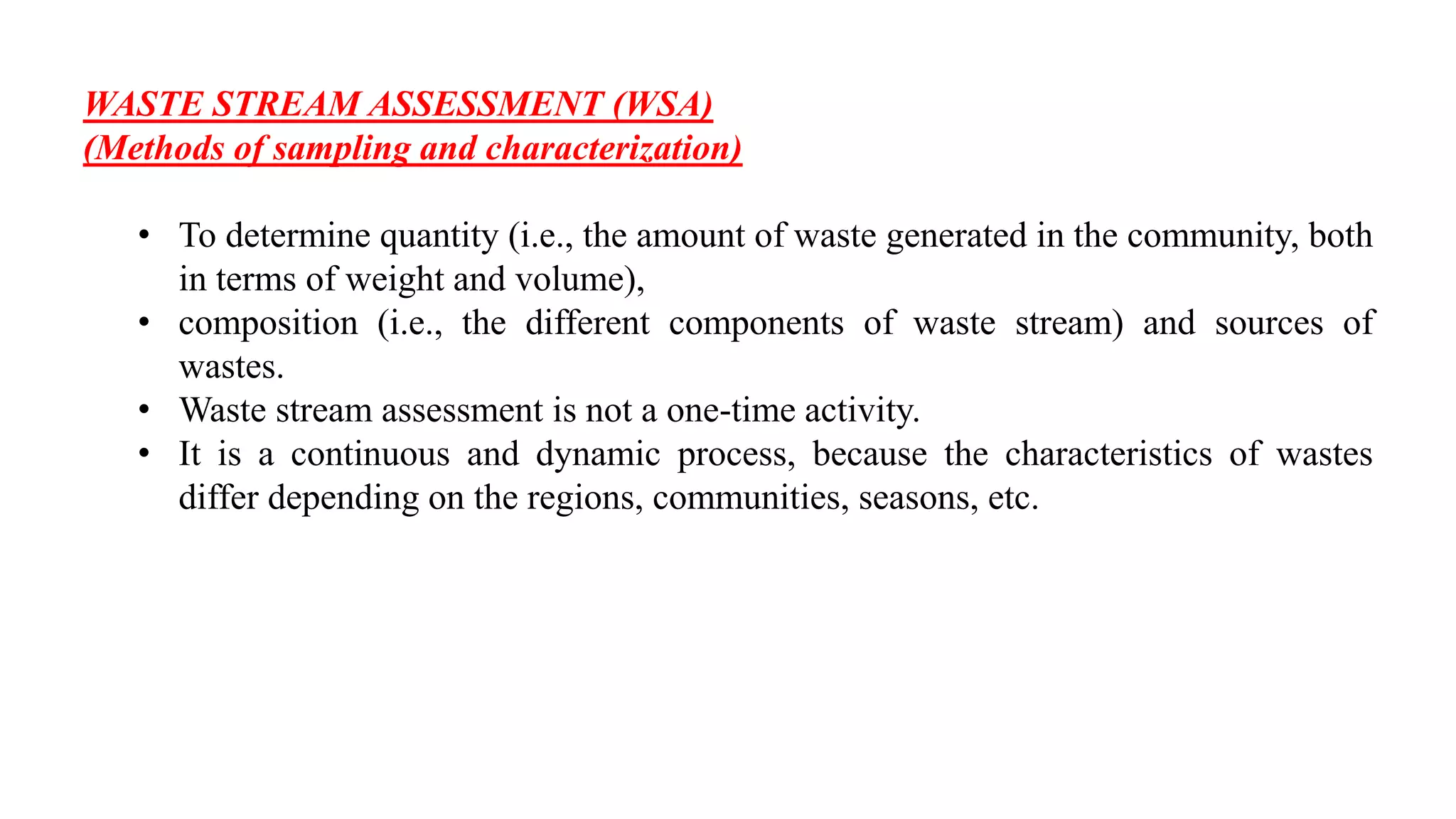 Municipal solid waste management unit 1 notes | PPTX