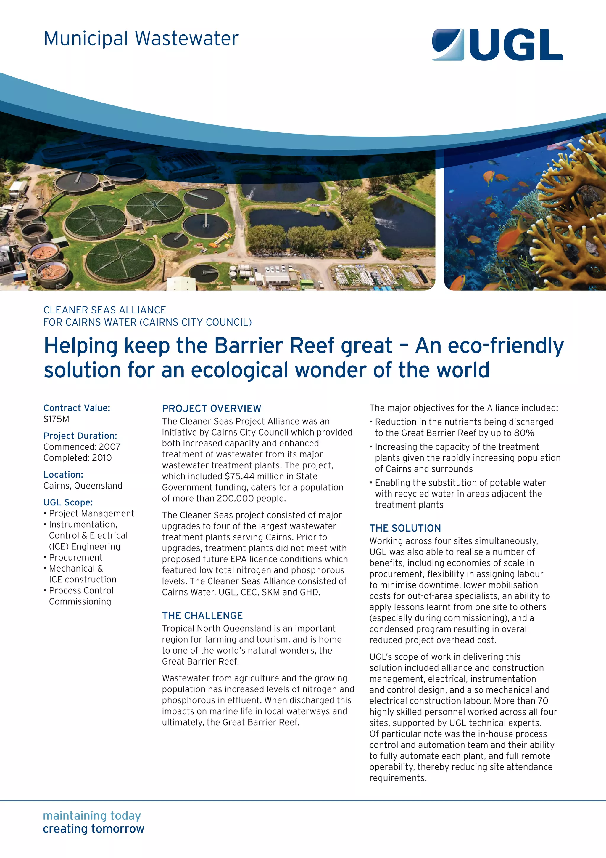 The Cleaner Seas Project Alliance | PDF