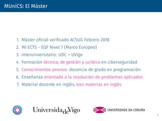 Munics presentacion-uvigo-18-19 | PDF