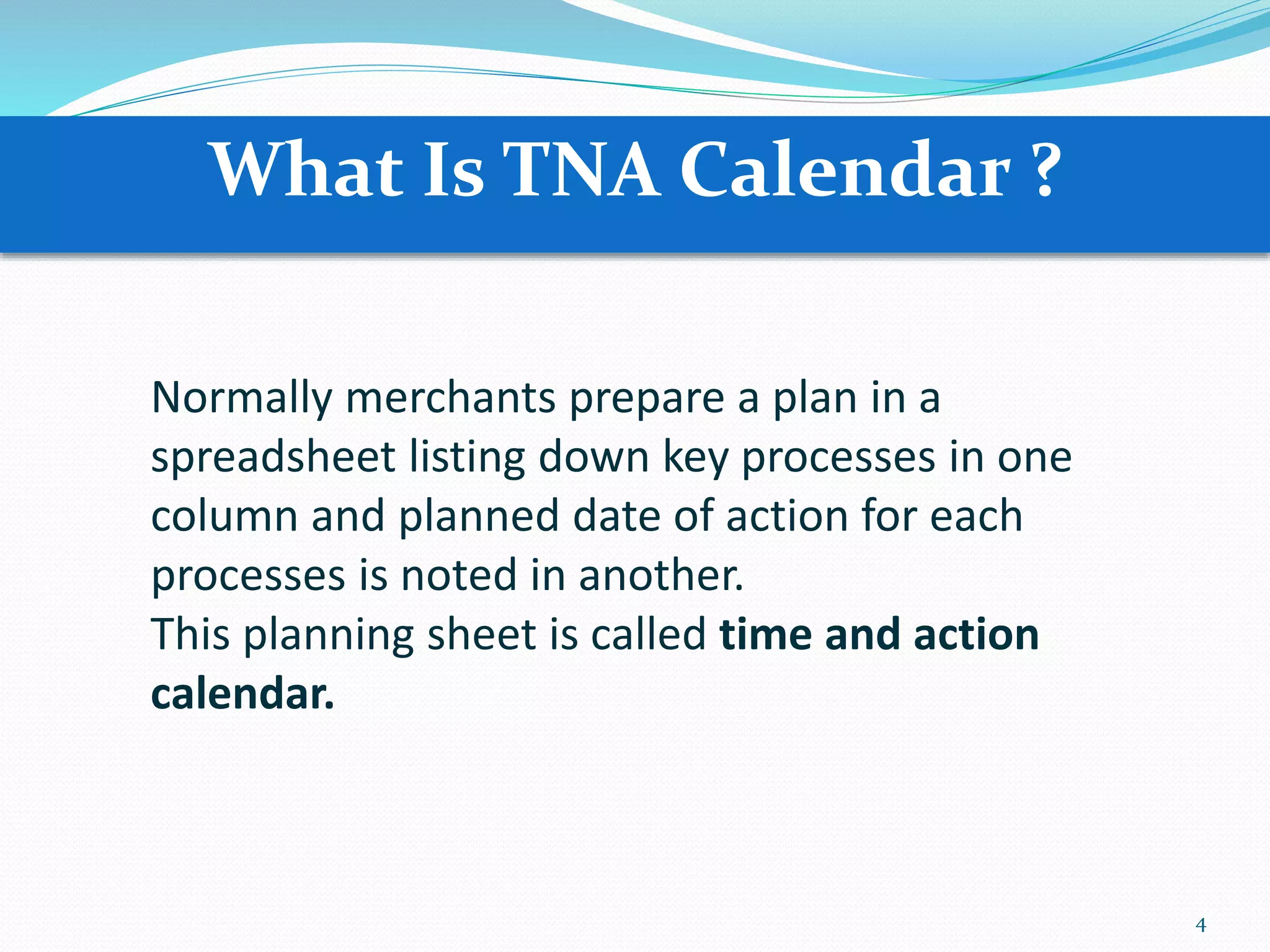 Time and Action Plan in Garment industry | PPTX