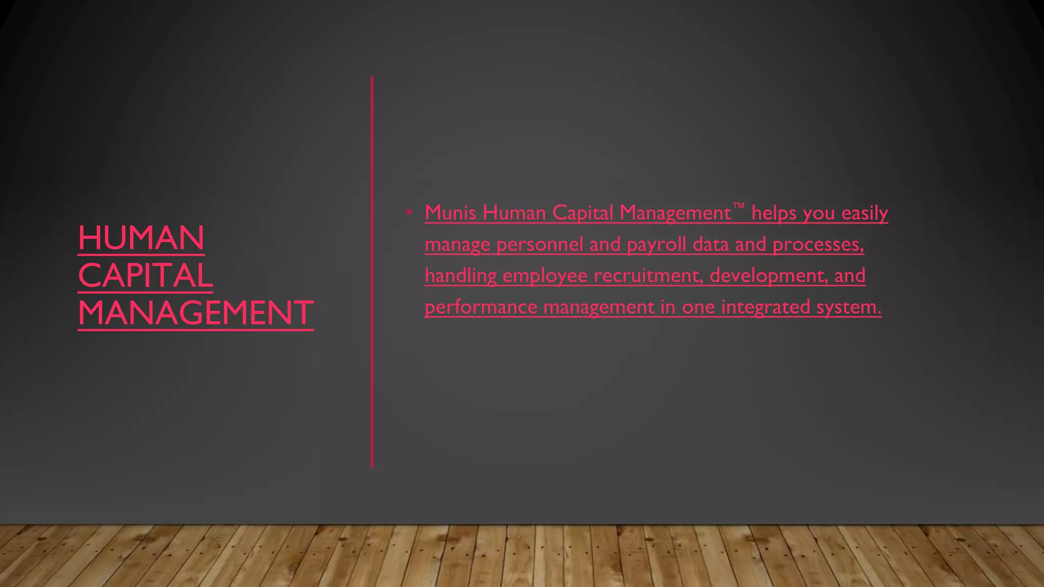 Munis Enterprise Resource Planning System | PPTX | Computing ...