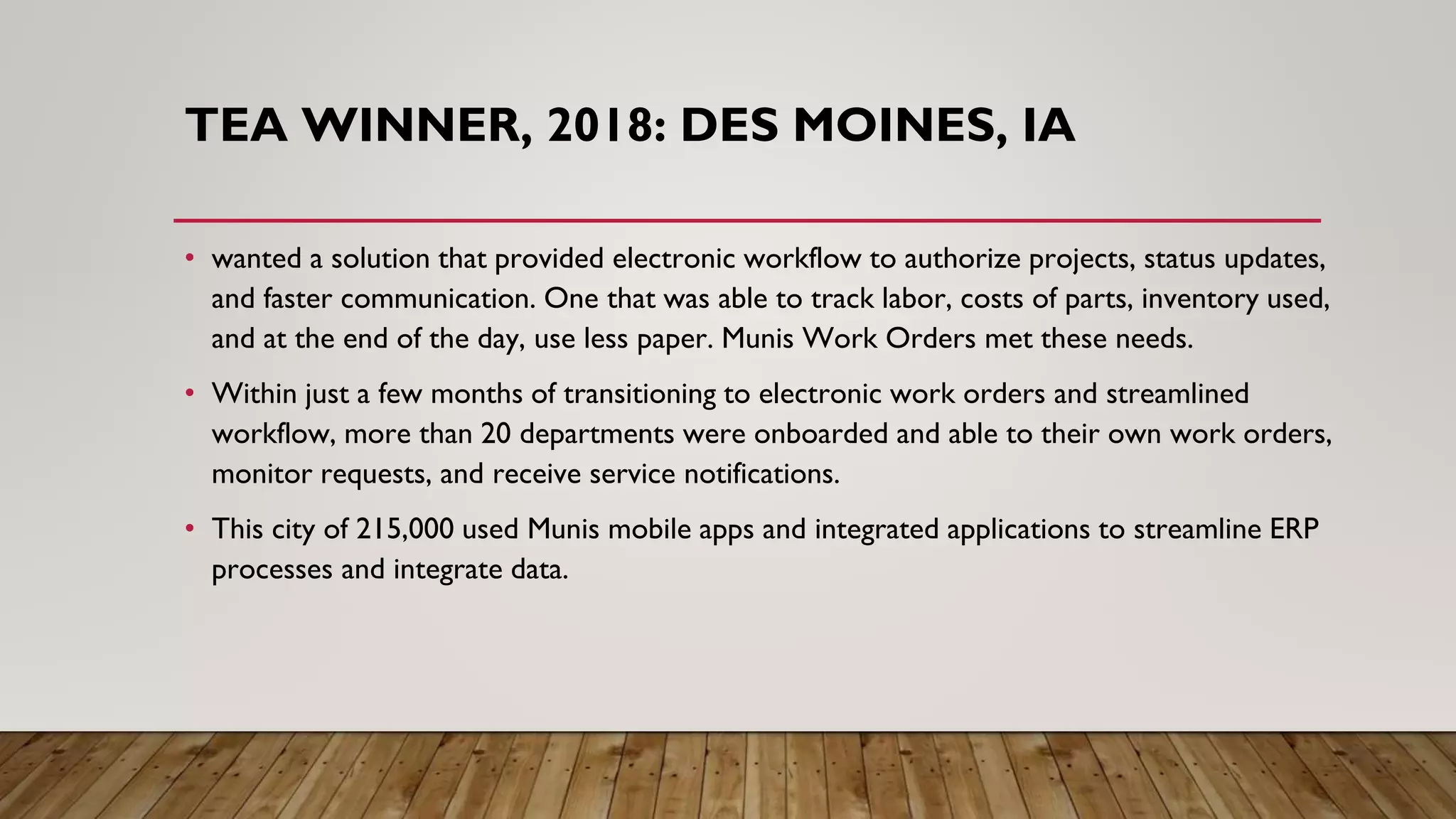 Munis Enterprise Resource Planning System | PPTX | Computing ...