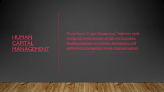 Munis Enterprise Resource Planning System | PPTX | Computing ...