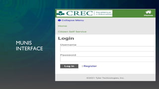 Munis Enterprise Resource Planning System | PPTX