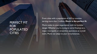 Munis Enterprise Resource Planning System | PPTX