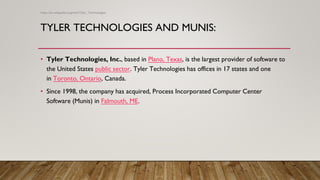 Munis Enterprise Resource Planning System | PPTX | Computing ...