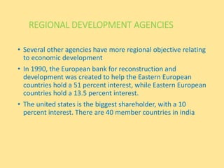 agencies that facilitate international flows | PPTX