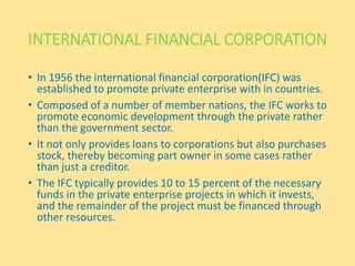 agencies that facilitate international flows | PPTX