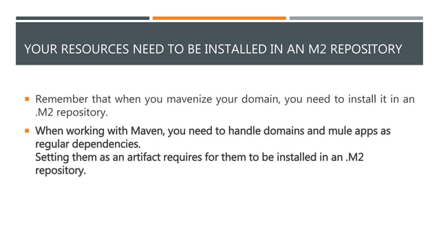 Mule: Munit domain support | PPT