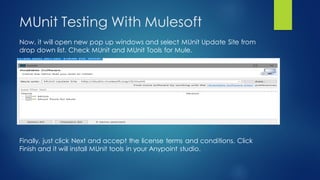 Mulesoft Munit Testing | PPT