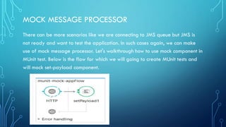 MUnit Testing With Mulesoft (Mock Message Processor)-Part II | PDF