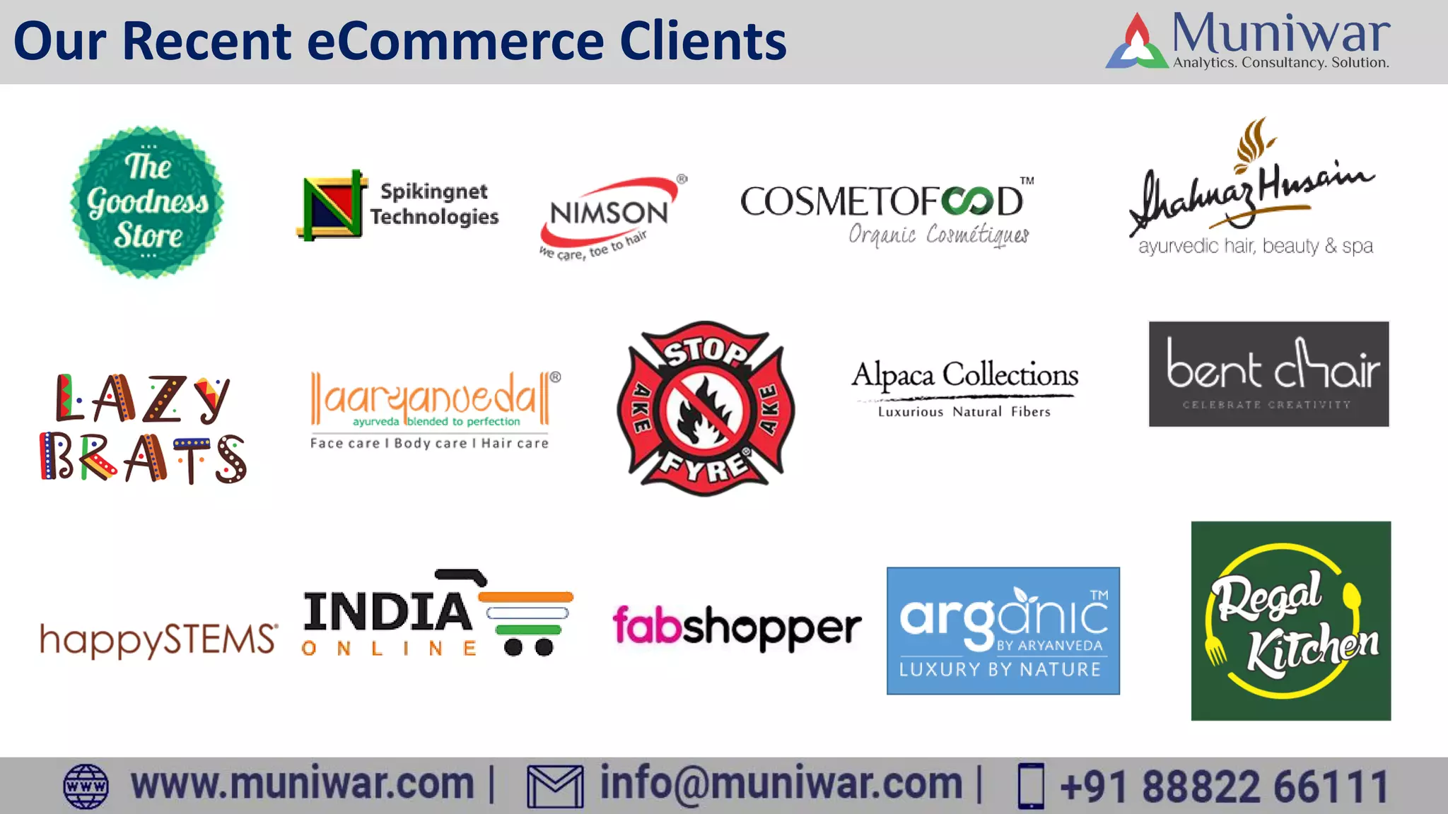 Muniwar Technologies Profile | PDF | Web Development | Internet