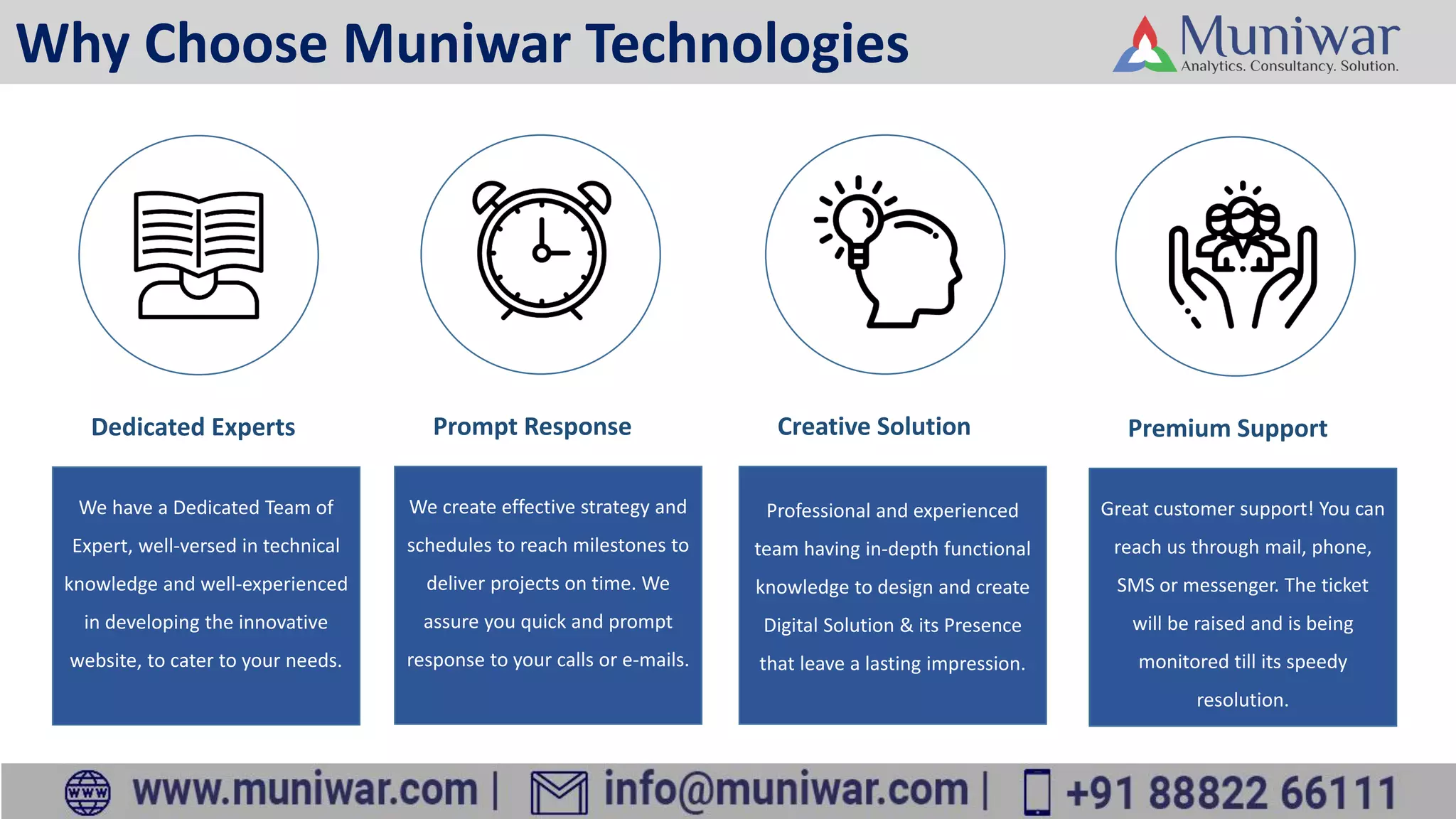Muniwar Technologies Profile | PDF | Web Development | Internet