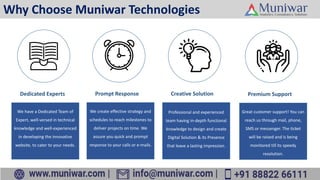 Muniwar Technologies Profile | PDF | Web Development | Internet