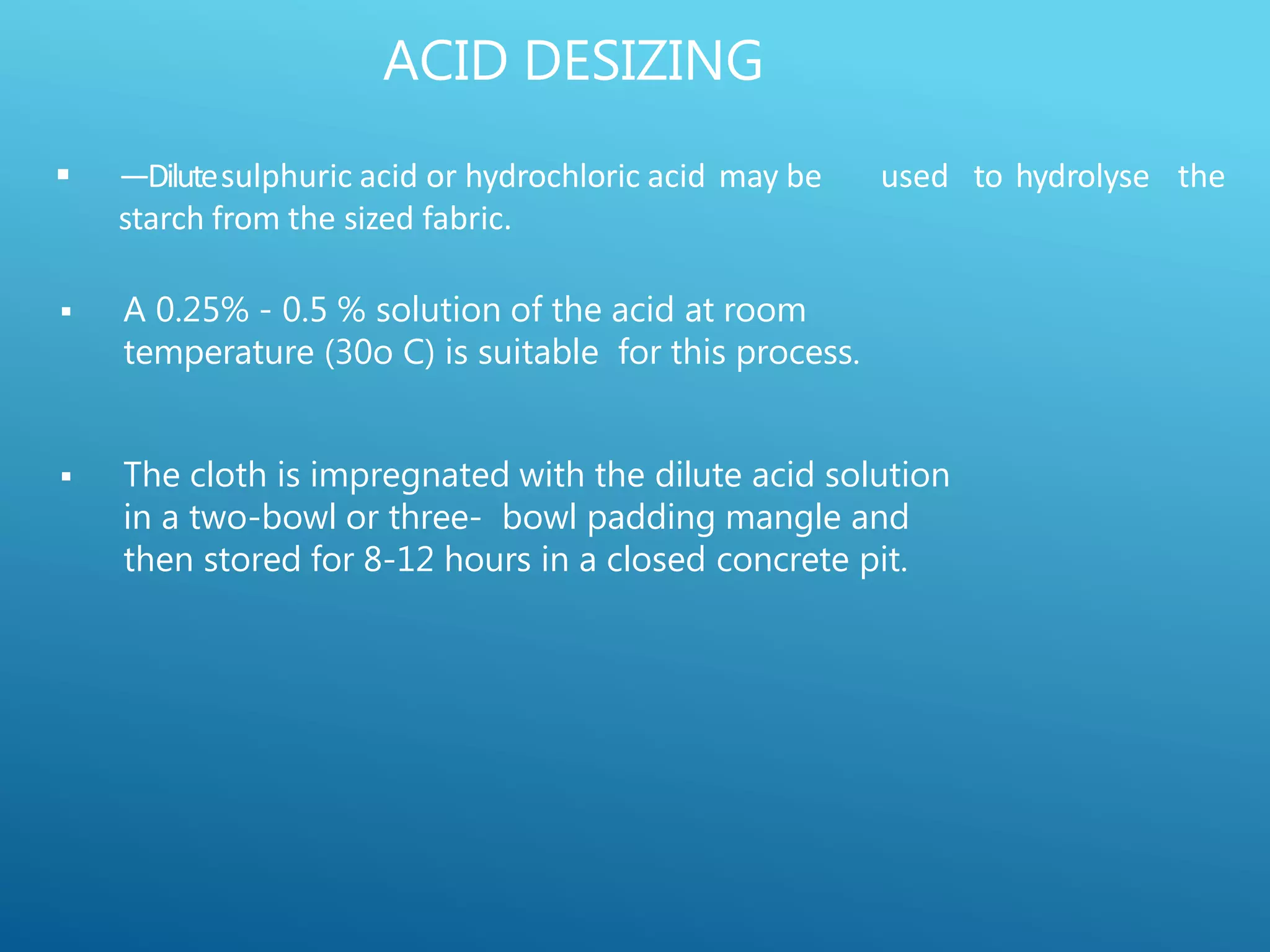 Presentation on Textile Desizing | PPTX