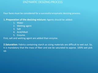 Presentation on Textile Desizing | PPTX