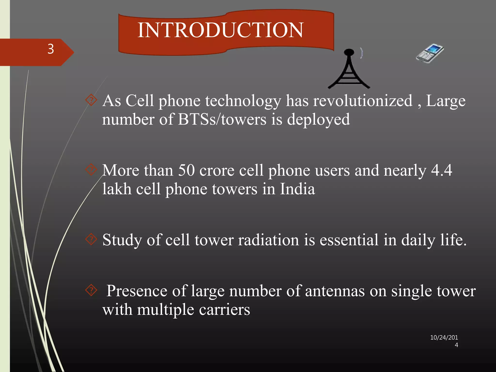 Radiation from the Mobile tower | PPTX
