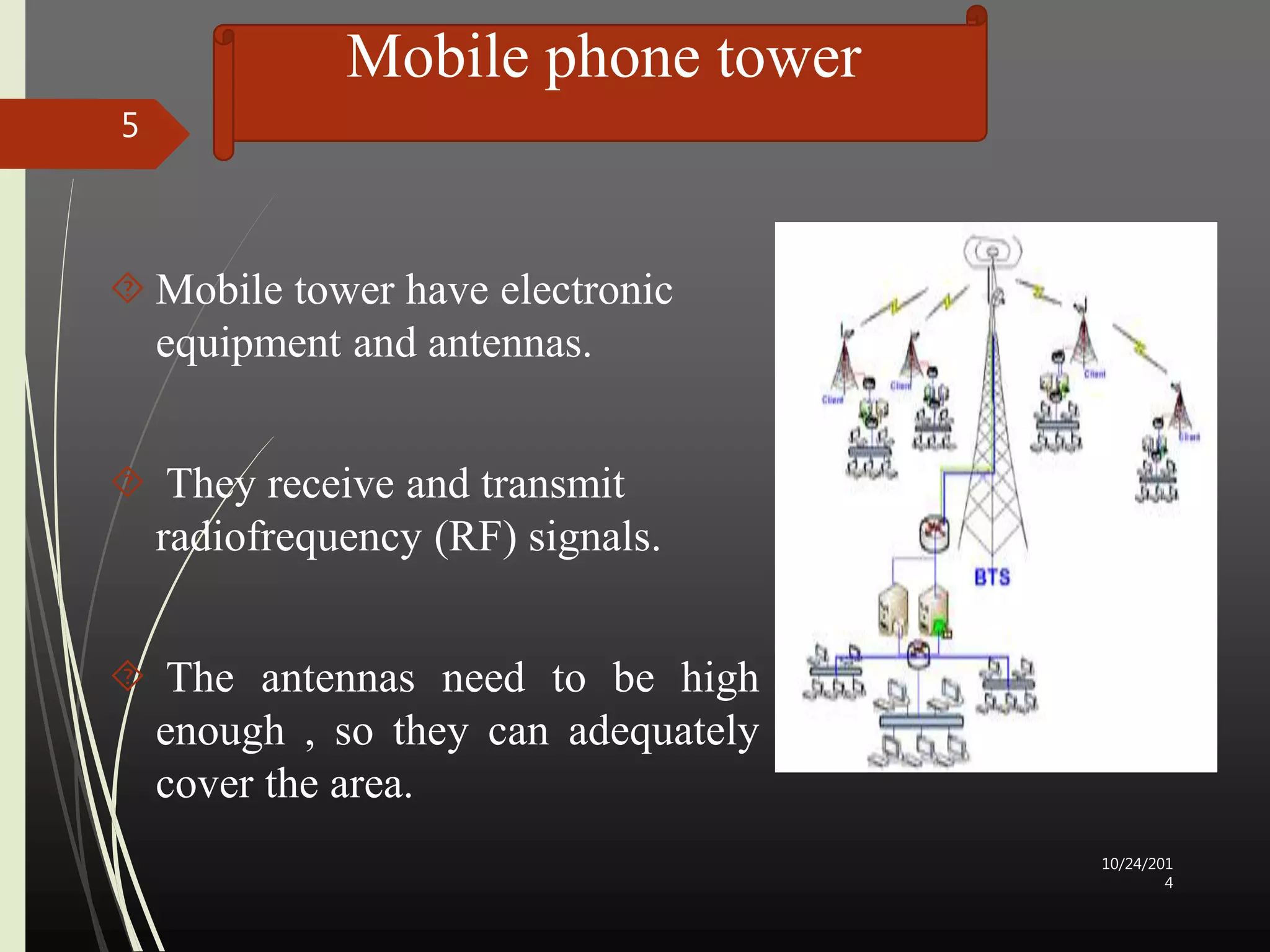 Radiation from the Mobile tower | PPTX