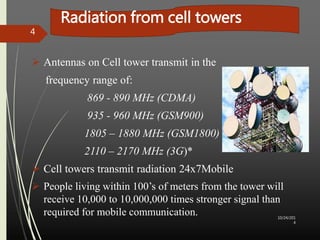 Radiation from the Mobile tower | PPTX