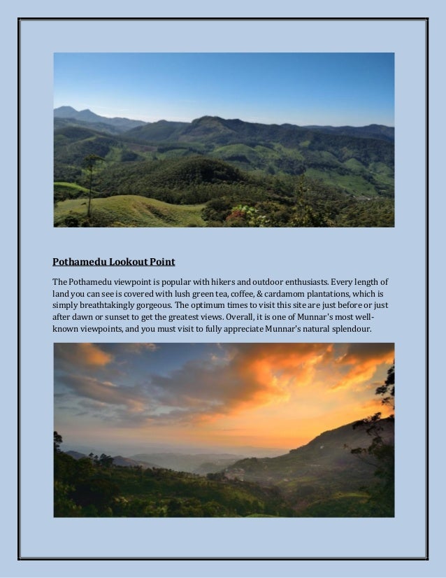Munnar- The greatest spots to visit in Munnar.pdf