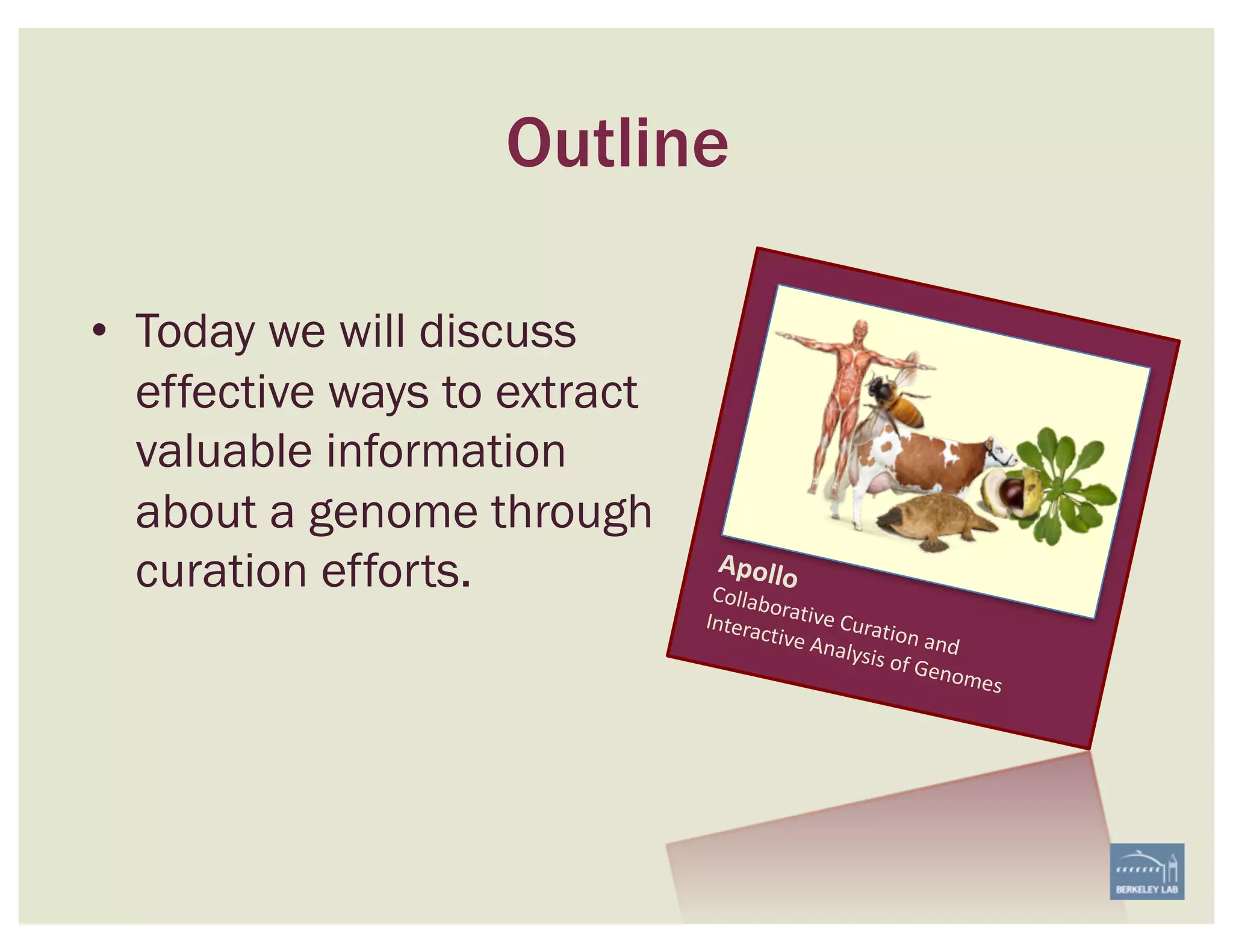 Apollo Collaborative genome annotation editing | PPT