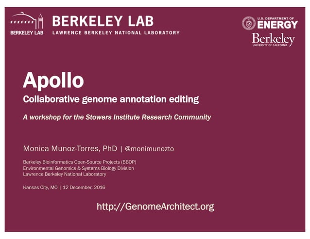 Apollo Collaborative genome annotation editing | PPT