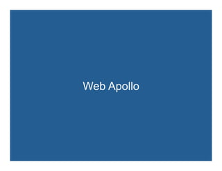 Web Apollo Tutorial for Medfly Research Community | PDF