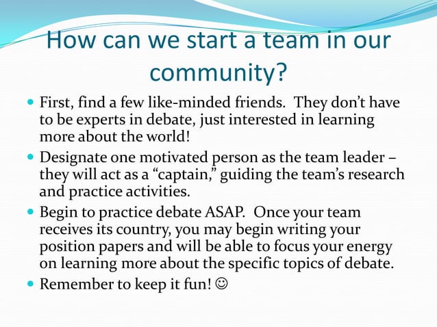 Mun presentation | PPTX