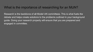 Model United nations introduction for beginners | PDF