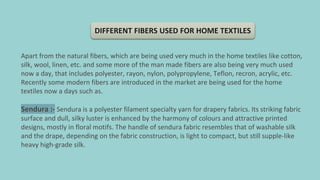 Home Textile - Texup | PPTX