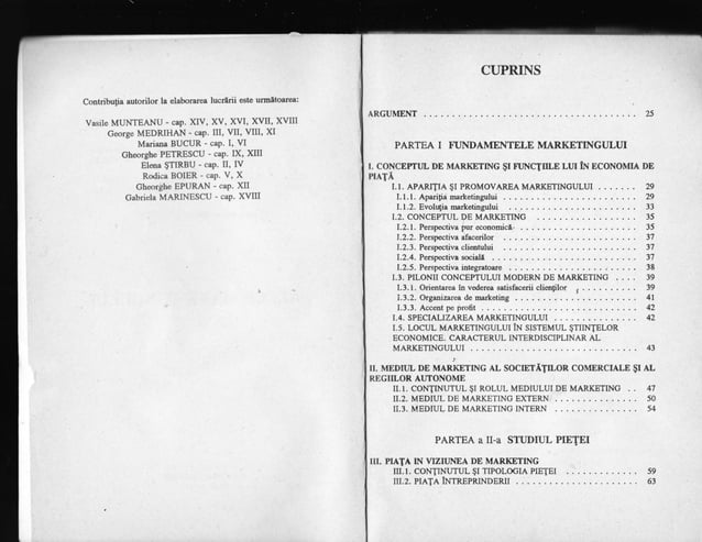 Munteanu, vasile bazele marketingului | PDF