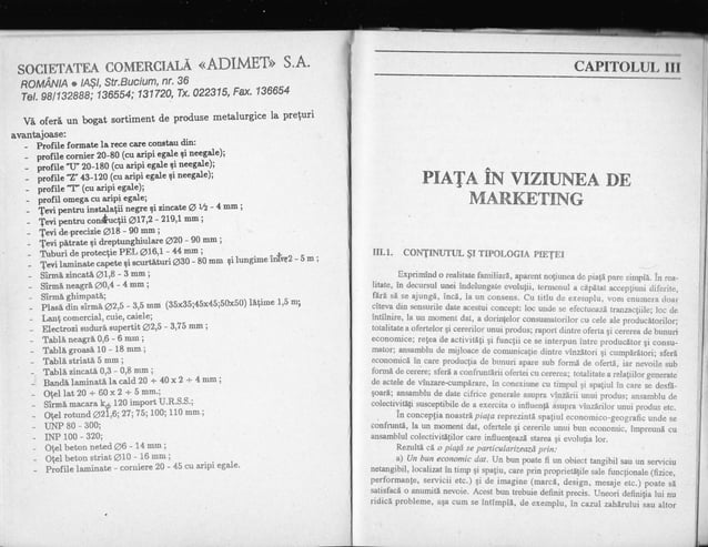 Munteanu, vasile bazele marketingului | PDF